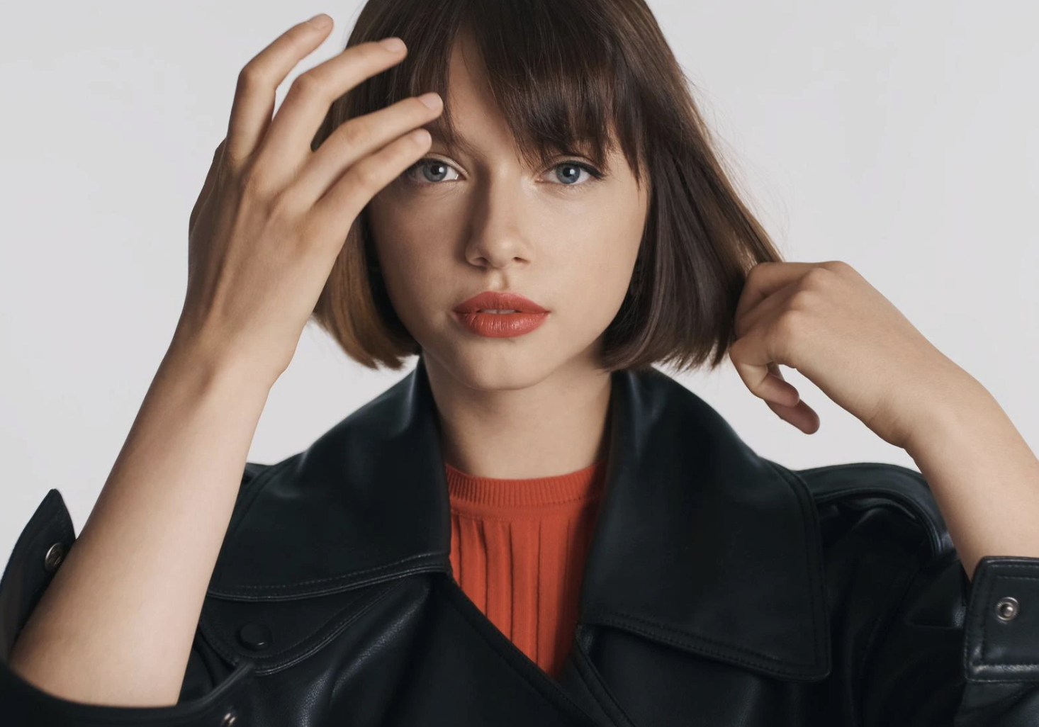 Langer Bob Am Hinterkopf